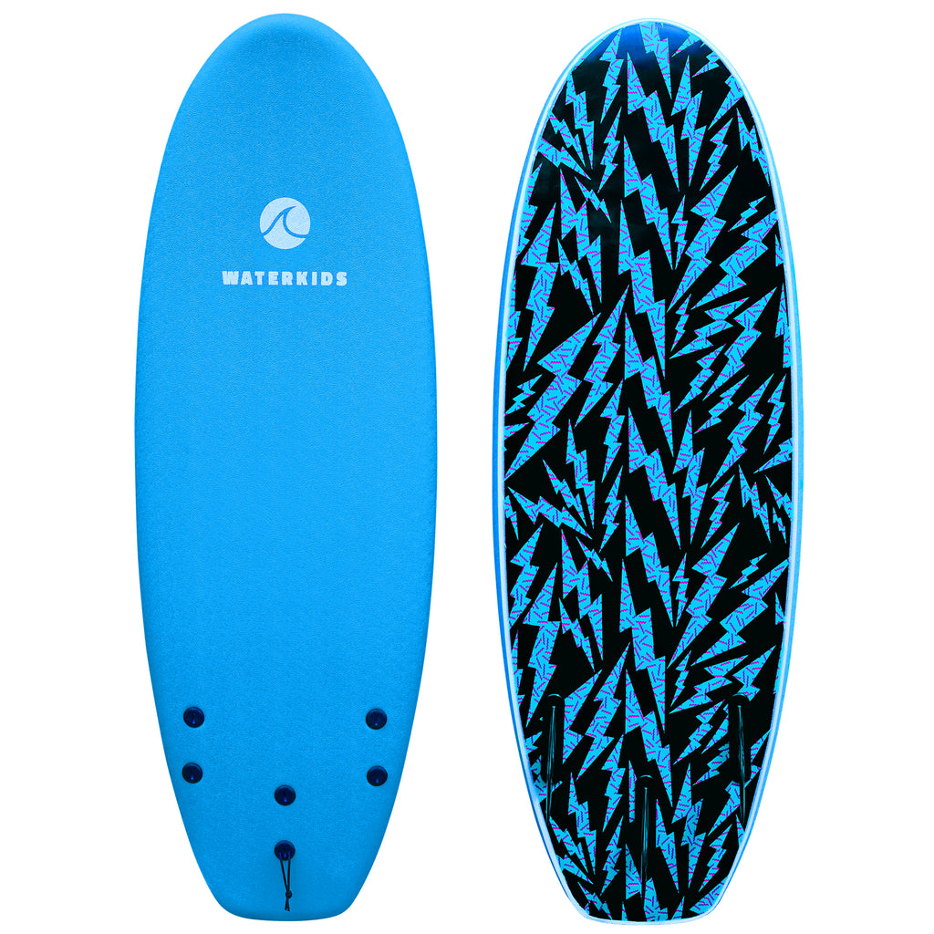 Kids Surfboard & Leash - Ocean Blue – Waterkids Surfboards
